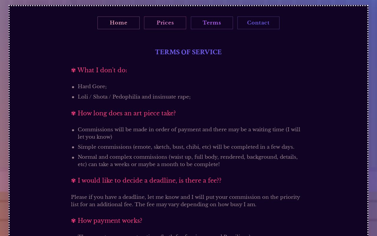 Terms terms